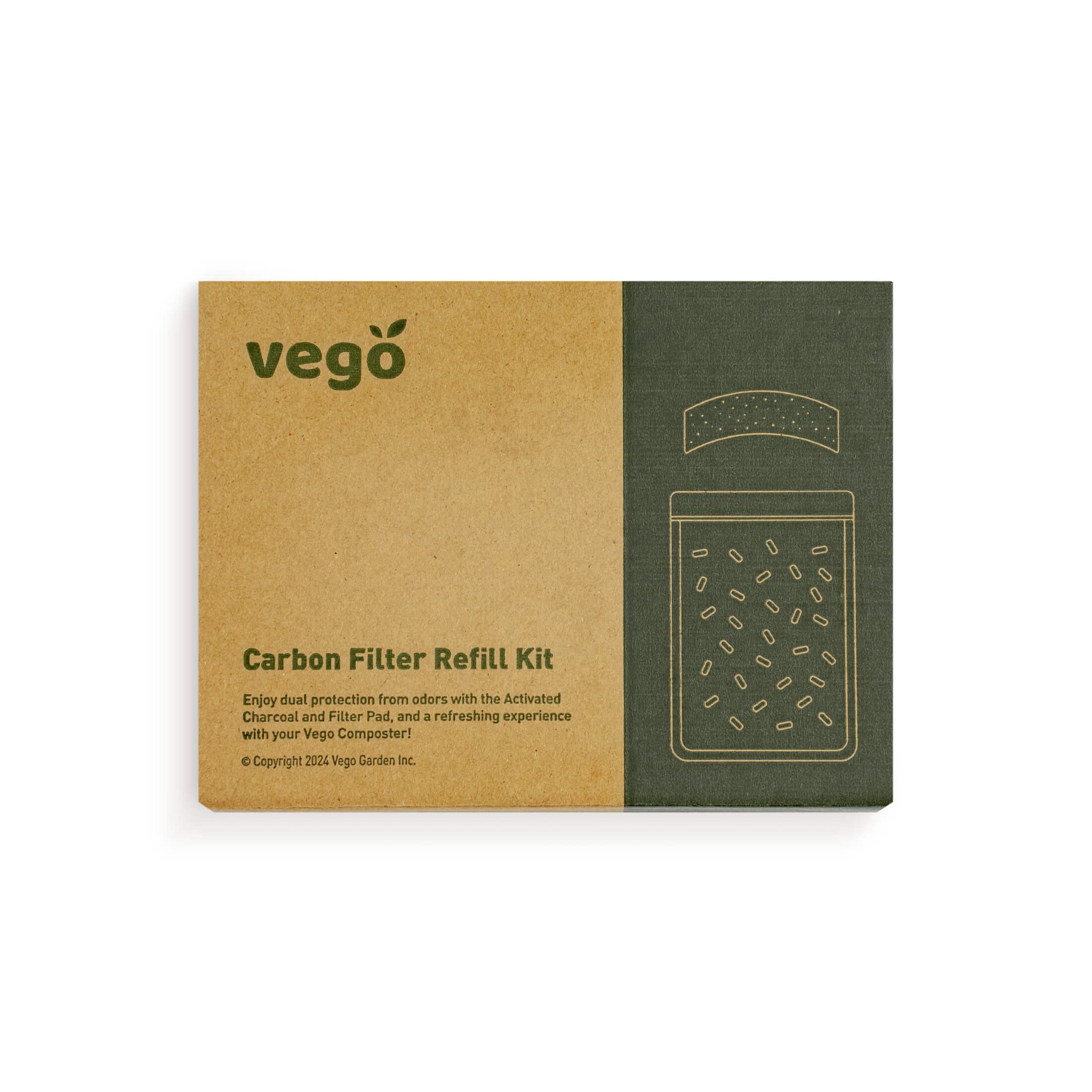 Vego Carbon Filter Refill Kit | Enhance Composting – Vego Composter